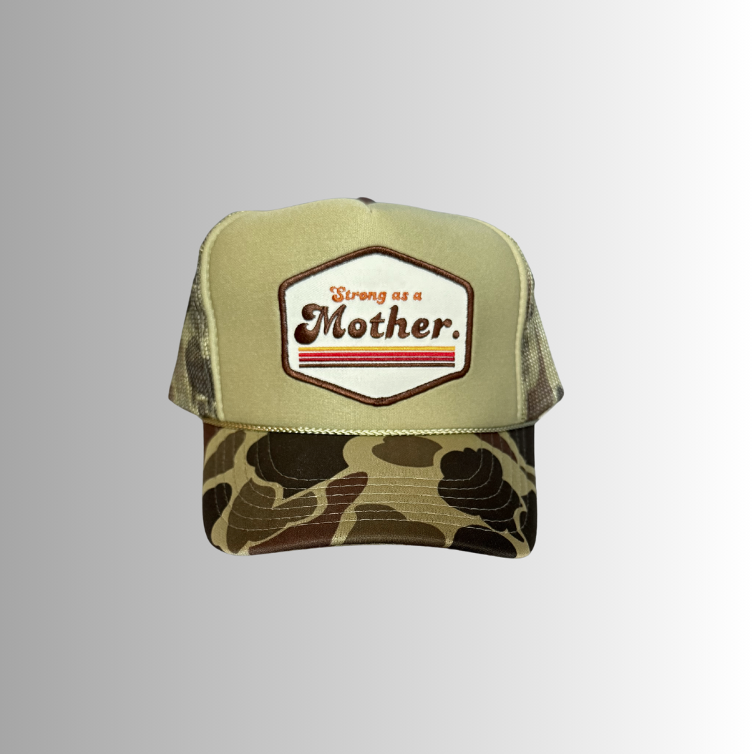 RETRO MOTHER. Patch hat - Camo – mother hats