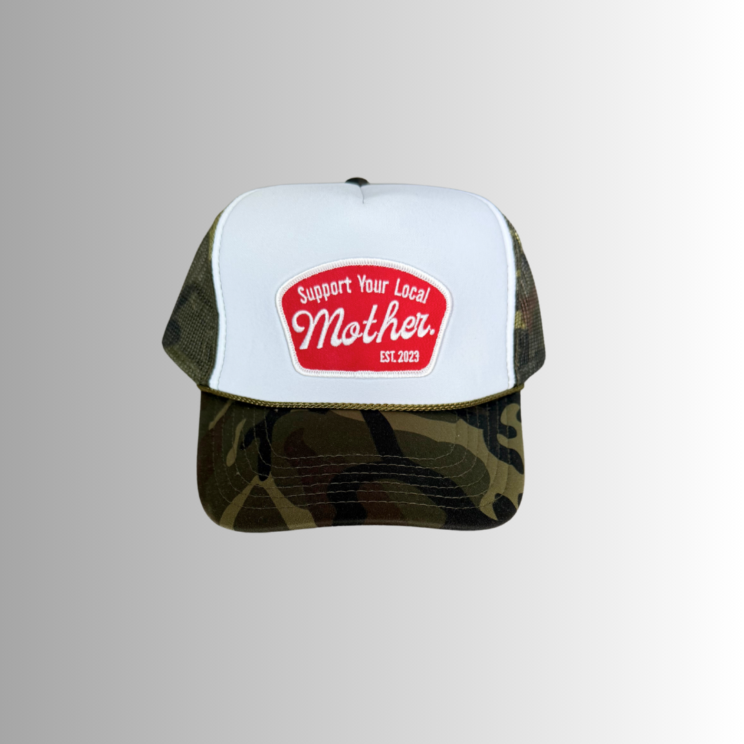 Support Your Local Mother® Patch Hat- Camo – mother hats