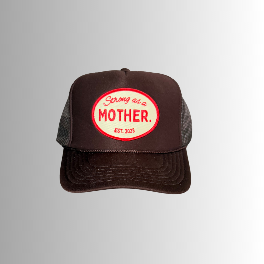VINTAGE Strong as a mother® Patch Hat - Mocha – mother hats